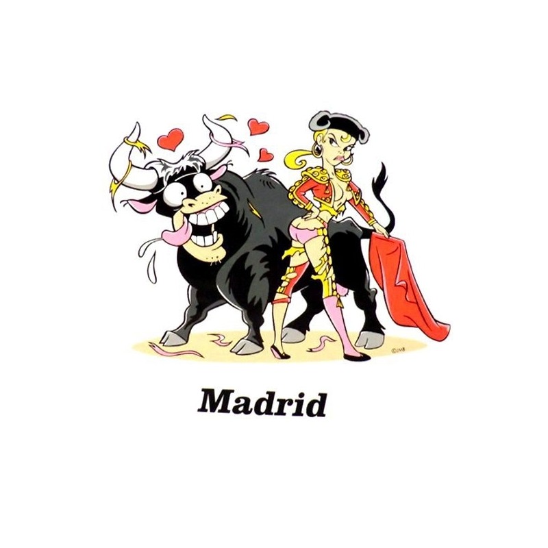 Spain Souvenirs buy online, Toro y torera T- Shirt unisex for adults