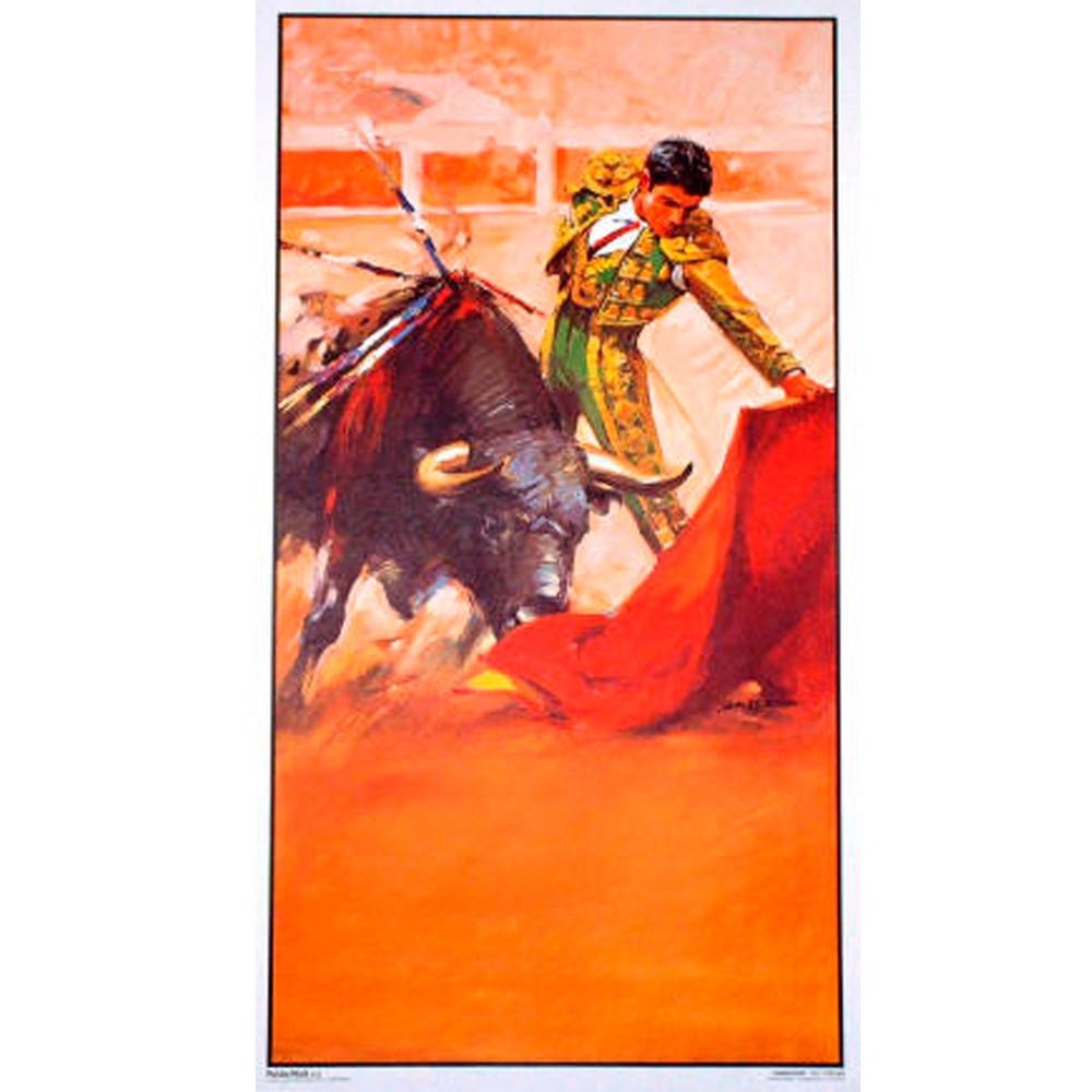 Bullfighter Poster for decoration buy online