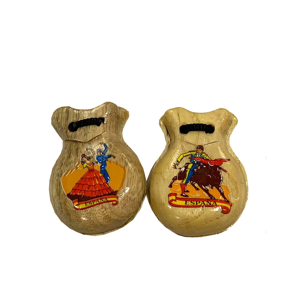 ACHETER CASTAÑUELAS, Castagnettes flamenca Souvenir d'Espagne- ZiNGS