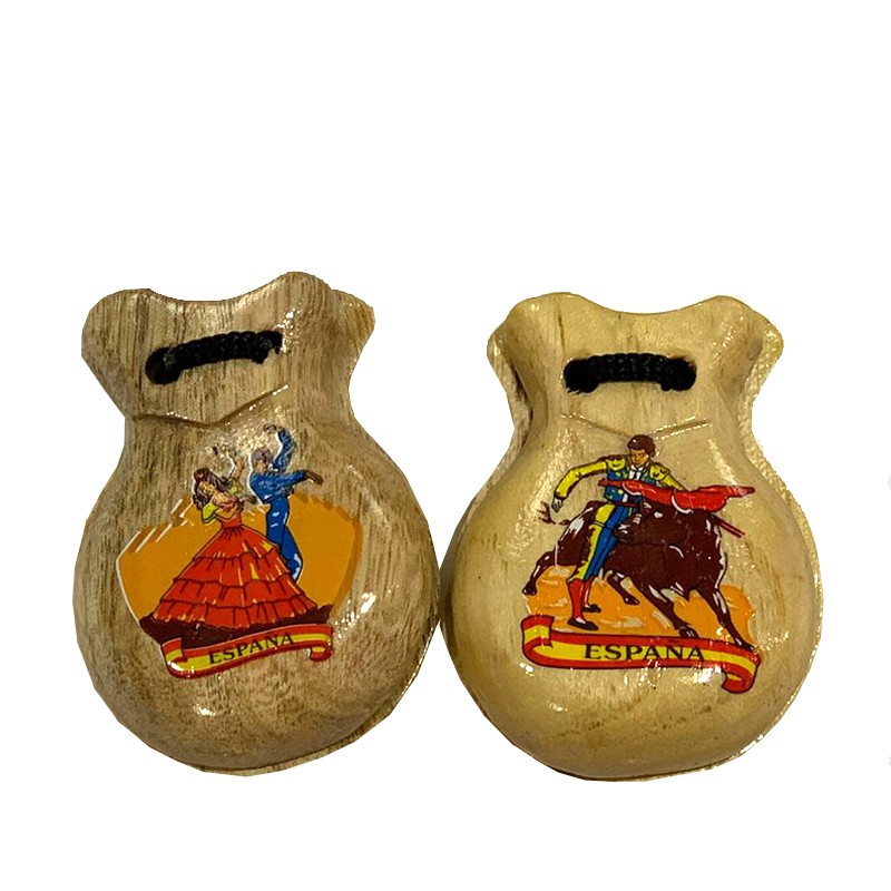ACHETER CASTAÑUELAS, Castagnettes flamenca Souvenir d'Espagne- ZiNGS