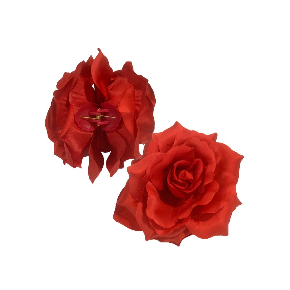 Pinza Flor Rosa para el pelo
