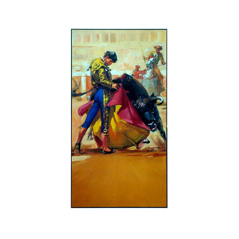 Customizable bullfighting poster with photography and names, buy online