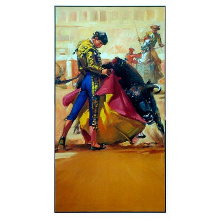 Customizable bullfighting poster with photography and names, buy online