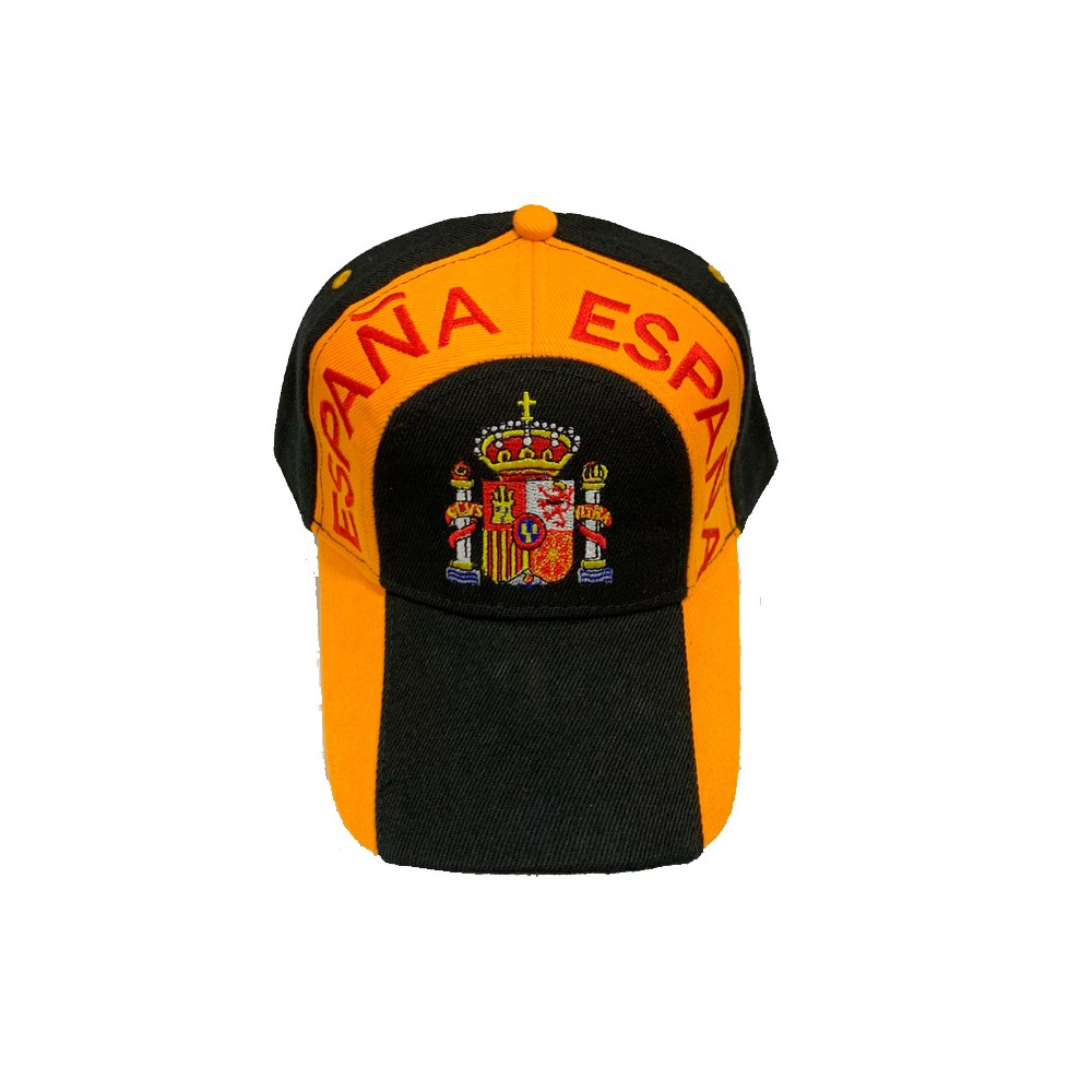 SPANISH SOUVENIRS, UNISEX Cap from Spain with Flag and Shield