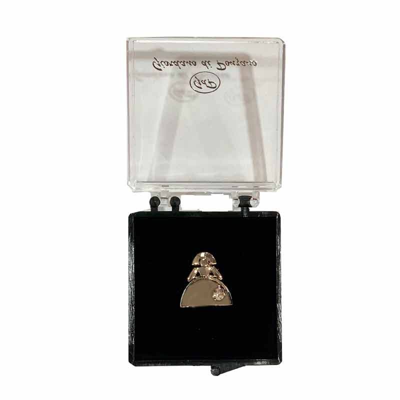 Pins "Meninas colored stones"