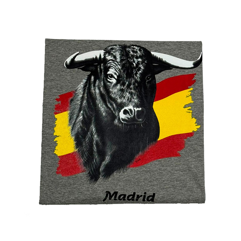 Camiseta playera para adultos con toro representa la fiesta de España