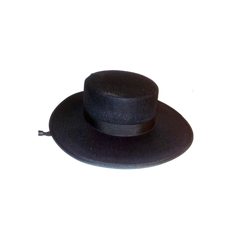 Child Cordoban hat in black or red