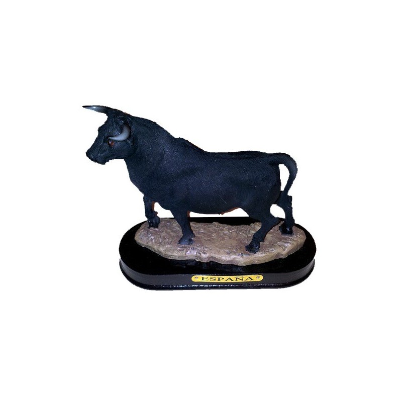 Regalos y Complementos Taurinos,Figura de toro bravo sobre un pedestal